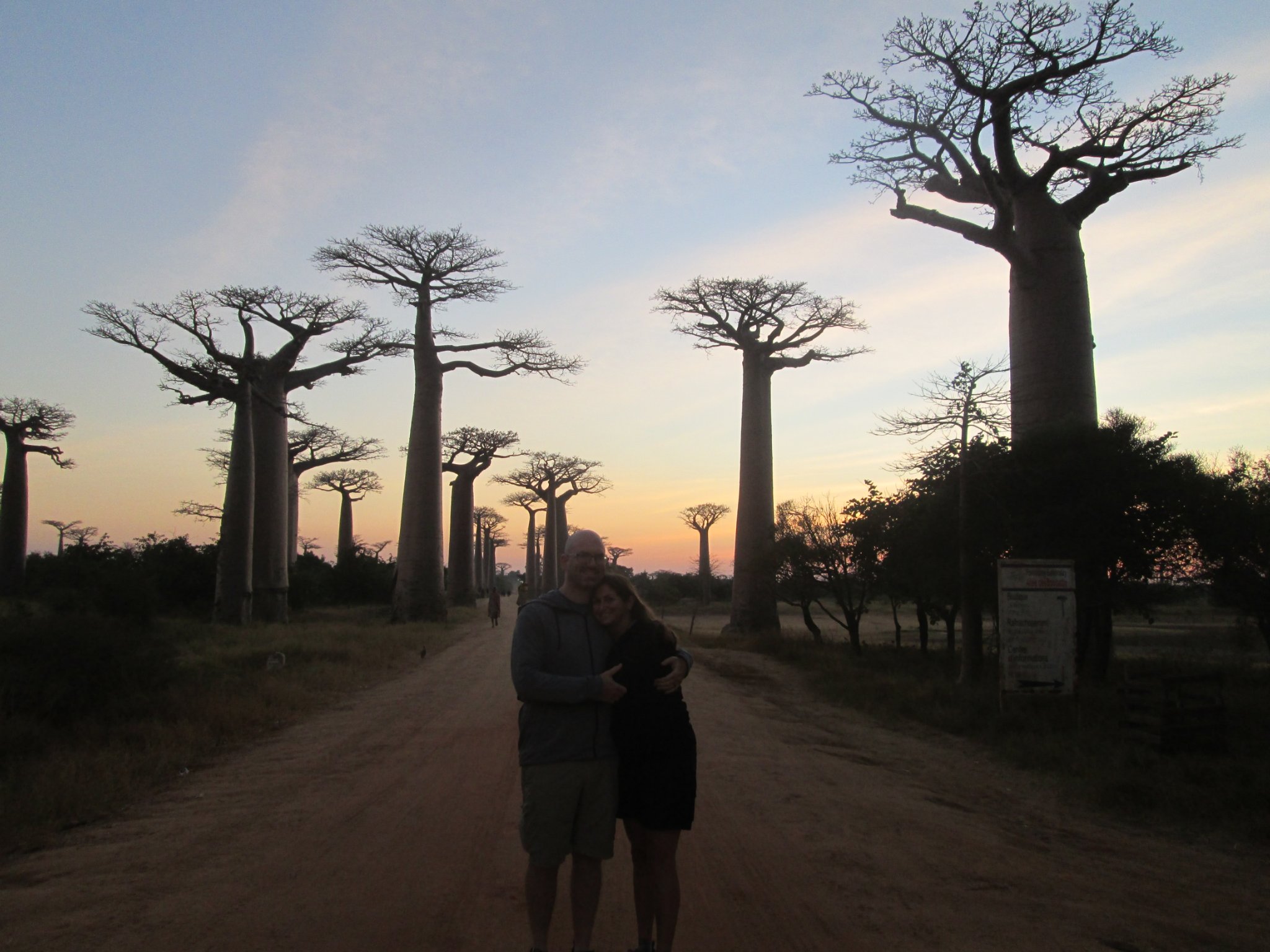 Baobabs and lemurs in Madagascar - pdxandbeyond.com